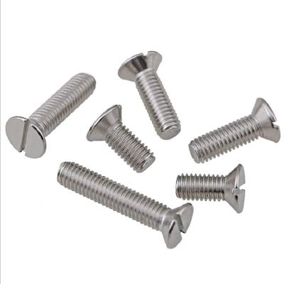 China 304 Stainless Steel Flat Head Screws M2 to M12 3mm to 60mm for Industrial Use for sale