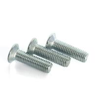 China Countersunk Flat Head Screw with Zinc Plating - M2 to M8 Sizes, 3mm to 60mm Length, 304 Stainless Steel for sale