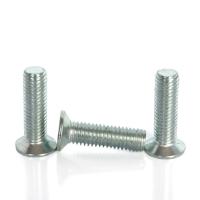 China Countersunk Flat Head Screw with Zinc Plating - M2 to M8 Sizes, 3mm to 60mm Length, 304 Stainless Steel for sale