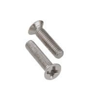 China M1.7 Nickel Plated Phillips Flat Head Alloy Steel Machine Screws - M1.4 to M4 Sizes, 3mm to 35mm Lengths for sale