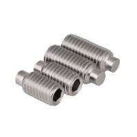 China 304 Stainless Steel Extended Tip Set Screws M3-M10 Size Range 3-55mm Length DIN ISO Standards for sale