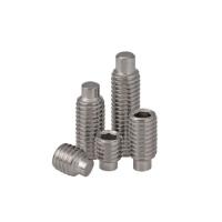 China 304 Stainless Steel Extended Tip Set Screws M3-M10 Size Range 3-55mm Length DIN ISO Standards for sale