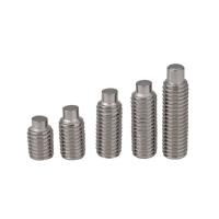 China 304 Stainless Steel Extended Tip Set Screws M3-M10 Size Range 3-55mm Length DIN ISO Standards for sale