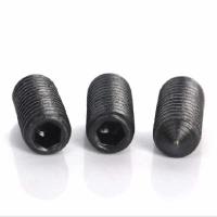 China Grade 12.9 Alloy Steel M12 Cone Point Set Screws - DIN Standard 3-30mm Length Range for sale