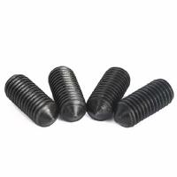 China Grade 12.9 Alloy Steel M12 Cone Point Set Screws - DIN Standard 3-30mm Length Range for sale