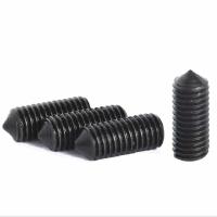China Grade 12.9 Alloy Steel M12 Cone Point Set Screws - DIN Standard 3-30mm Length Range for sale