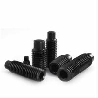 China Grade 12.9 Alloy Steel Extended Tip Set Screws M3-M12 Black Oxide Finish 6-50mm Length for sale