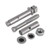 China M14 304 Stainless Steel Hex Head Concrete Anchor Bolts 50-250mm Length M6-M20 Thread Sizes for sale