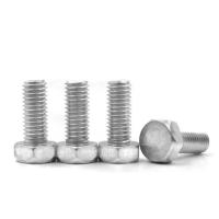 China High Strength Aluminum Hex Head Bolts M6-M12 Size 12-70mm Length Industrial Fasteners for sale