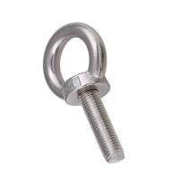 China 304 Stainless Steel Hex Head Eye Bolts M3 to M24 Grade 8.8 10.9 12.9 Lifting Fasteners for sale