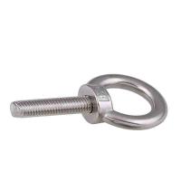 China 304 Stainless Steel Hex Head Eye Bolts M3 to M24 Grade 8.8 10.9 12.9 Lifting Fasteners for sale