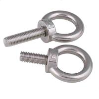 China 304 Stainless Steel Hex Head Eye Bolts M3 to M24 Grade 8.8 10.9 12.9 Lifting Fasteners for sale