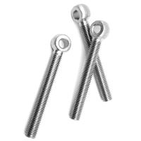 China M12 Size SS304 Rod End Eye Bolt , Threaded 6mm X 25mm Bolt For Machine for sale