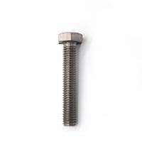 China M20 Titanium Stainless Steel Hex Head Bolts 10-100mm Length with Zinc Plated Finish for Industrial Machinery for sale