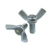 China 304 Stainless Steel Hex Head Bolts Carbon Steel Wing Nut Screw Bolt M3 M10 for sale