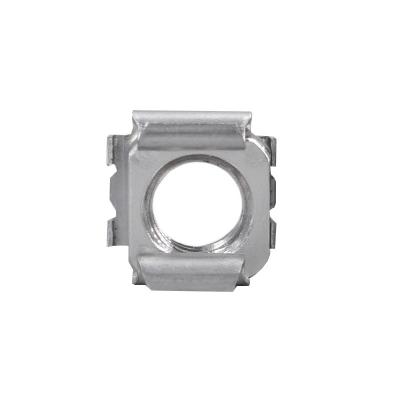 China 201 Stainless Steel Grade 4.8 Cage Nuts M4-M8 Nickel Plated for Network Racks for sale