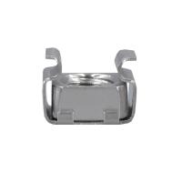 China 201 Stainless Steel Grade 4.8 Cage Nuts M4-M8 Nickel Plated for Network Racks for sale