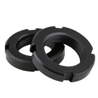 China M10-M52 Grade 4.8 Alloy Steel Black Oxide Lock Nuts for Metal Conduit Fittings - 22mm to 78mm OD Range for sale
