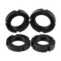 China M10-M52 Grade 4.8 Alloy Steel Black Oxide Lock Nuts for Metal Conduit Fittings - 22mm to 78mm OD Range for sale