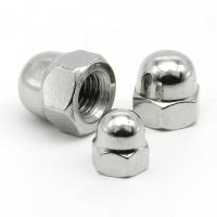 China 304 Stainless Steel Acorn Nuts Grade 4.8 - M3 to M20 Sizes with Nickel Plating for Industrial Machinery for sale