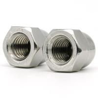 China 304 Stainless Steel Acorn Nuts Grade 4.8 - M3 to M20 Sizes with Nickel Plating for Industrial Machinery for sale