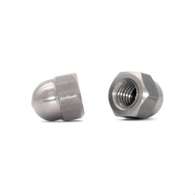 China ANSI Titanium Steel Cap Nuts M6-M16 with 316L Stainless Steel for Industrial Machinery Applications for sale