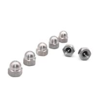 China ANSI Titanium Steel Cap Nuts M6-M16 with 316L Stainless Steel for Industrial Machinery Applications for sale