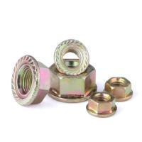 China GB Stainless Steel Serrated Flange Lock Nut Grade 4.8 M3-M16 Zinc Plated for sale