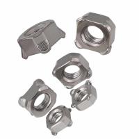 China M4-M16 304 Stainless Steel Square Weld Nuts DIN7983 for Industrial Machinery Applications for sale