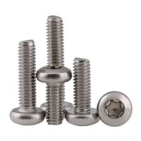 China 316 Stainless Steel Button Head Torx Screws M3-M8 5-50mm Length Corrosion Resistant Fasteners for sale