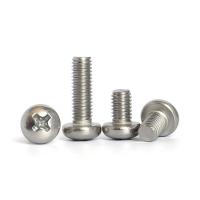 China 316 Stainless Steel Pan Head Phillips Screws M2-M8 Size Range 4-80mm Length DIN7982 JIS Standard for sale