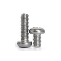China 316 Stainless Steel Pan Head Phillips Screws M2-M8 Size Range 4-80mm Length DIN7982 JIS Standard for sale