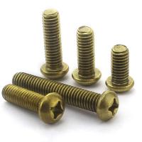 China Brass Pan Head Phillips Machine Screws M2-M6 Size 4-40mm Length for Electrical Equipment for sale
