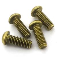 China Brass Pan Head Phillips Machine Screws M2-M6 Size 4-40mm Length for Electrical Equipment for sale