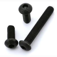 China Grade 12.9 Alloy Steel Button Head Hex Drive Screws M3-M8 Sizes 6-60mm DIN7983 ANSI Standard for sale