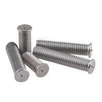 China 304 Stainless Steel Weld Head Screws M6 M8 DIN7983 Flat Head Machine Screws 10-50mm Length for sale