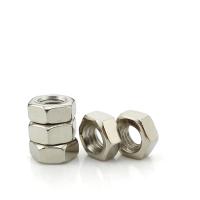 China Grade 4.8 Nickel Plated Hex Jam Nuts M2-M6 DIN 934 Thin Profile Fasteners 1.6-5mm Height for sale
