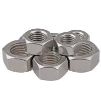 China SS316 Stainless Steel Hex Jam Nuts M2-M24 Size Range with Zinc Plating and Grade 8.8 Strength for sale