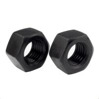 China Black Zinc Plated Hex Jam Nuts Grade 4.8 Alloy Steel M2 to M30 Sizes for Industrial Applications for sale