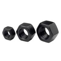 China Black Zinc Plated Hex Jam Nuts Grade 4.8 Alloy Steel M2 to M30 Sizes for Industrial Applications for sale