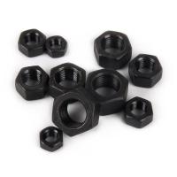 China Black Zinc Plated Hex Jam Nuts Grade 4.8 Alloy Steel M2 to M30 Sizes for Industrial Applications for sale