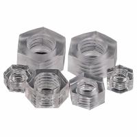 China PC Hex Jam Nuts M3-M6 DIN934 for Industrial Automation Equipment with 2.4-5mm Height Range for sale