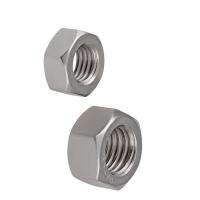 China 304 Stainless Steel Left Hand Thread Hex Nut M4-M20 DIN934 Grade 8.8 for Industrial Fastening Applications for sale