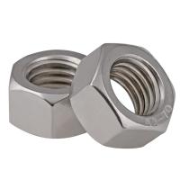 China 304 Stainless Steel Left Hand Thread Hex Nut M4-M20 DIN934 Grade 8.8 for Industrial Fastening Applications for sale