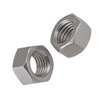 China 304 Stainless Steel Left Hand Thread Hex Nut M4-M20 DIN934 Grade 8.8 for Industrial Fastening Applications for sale