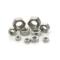 China M8-M20 201 Stainless Steel Hex Jam Nuts Fine Thread Grade 6.8 - 6.5mm to 16mm Height Range for sale