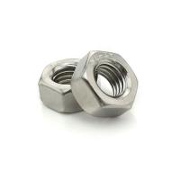 China M8-M20 201 Stainless Steel Hex Jam Nuts Fine Thread Grade 6.8 - 6.5mm to 16mm Height Range for sale