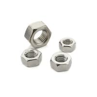 China M8-M20 201 Stainless Steel Hex Jam Nuts Fine Thread Grade 6.8 - 6.5mm to 16mm Height Range for sale