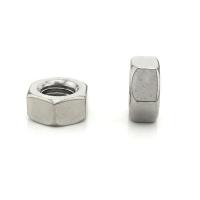 China M8-M20 201 Stainless Steel Hex Jam Nuts Fine Thread Grade 6.8 - 6.5mm to 16mm Height Range for sale