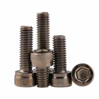 China Grade 12.9 M6 Black Nickel Plated Alloy Steel Socket Head Cap Screws - 3.98mm to 10.22mm Diameter Range for sale